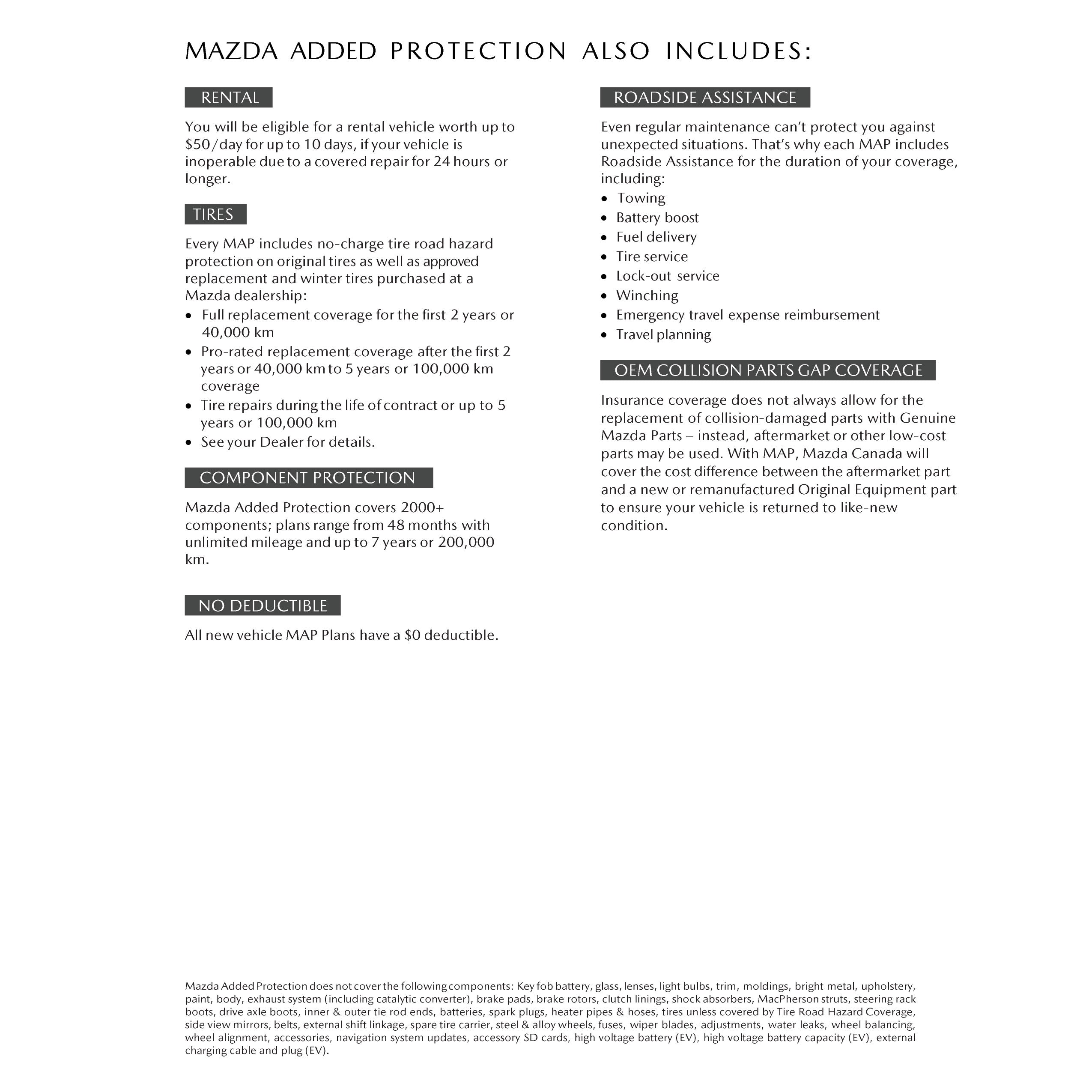 Mazda Added Protection - MazdaShop | Genuine Mazda Parts and ...