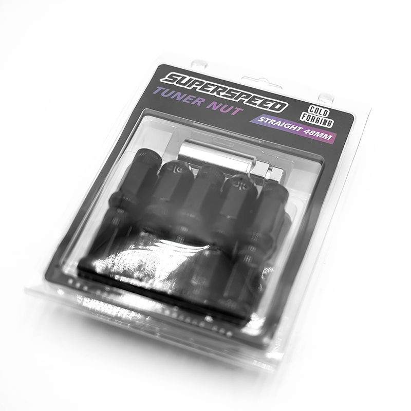 Wheel Nut Set (20+1 pcs) — Tuner in Black Chrome (19mm) | Superspeed W ...
