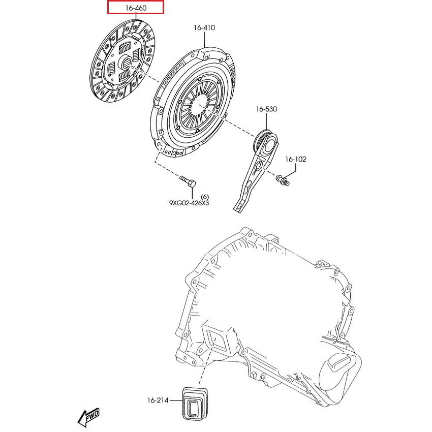 Clutch Disc | Mazda3 Sedan & Hatchback (2004-2013) - MazdaShop ...
