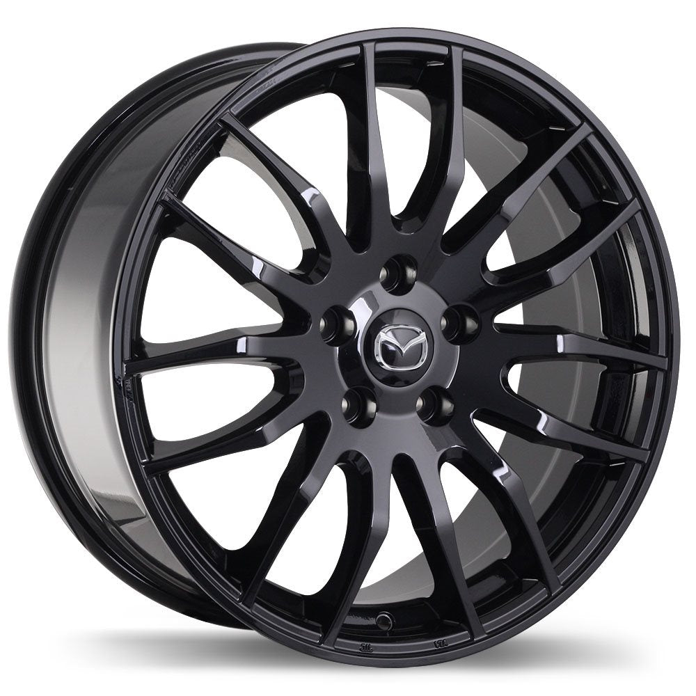 Mazda M002 Alloy Rims (Gloss Black Finish) - MazdaShop | Genuine Mazda ...