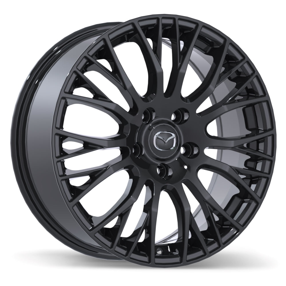 Mazda M015 Alloy Wheel (Metallic Black) — 16", 17", 18", 19" | Full Se ...