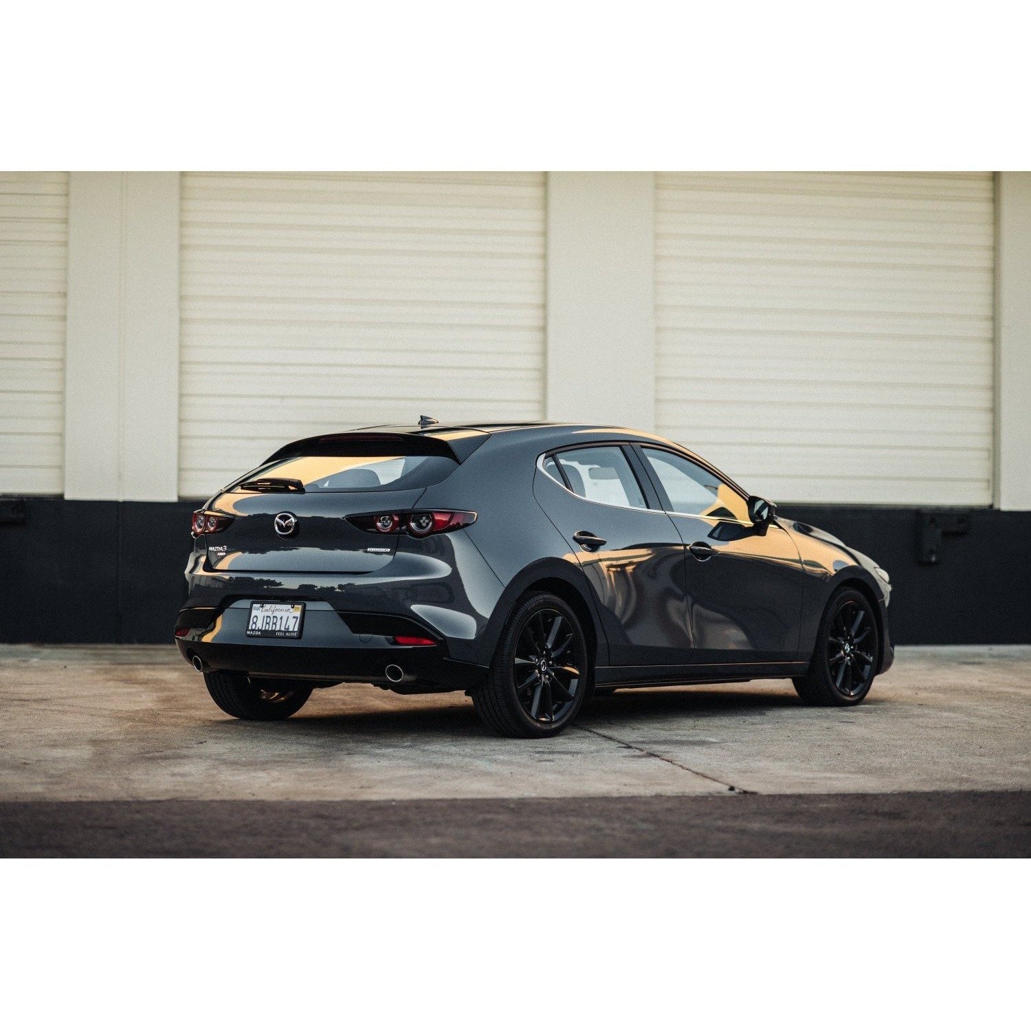 Mazda3 OEM Alloy Wheel, Design 168 (Black Metallic) — 18" | Mazda3 Hat ...